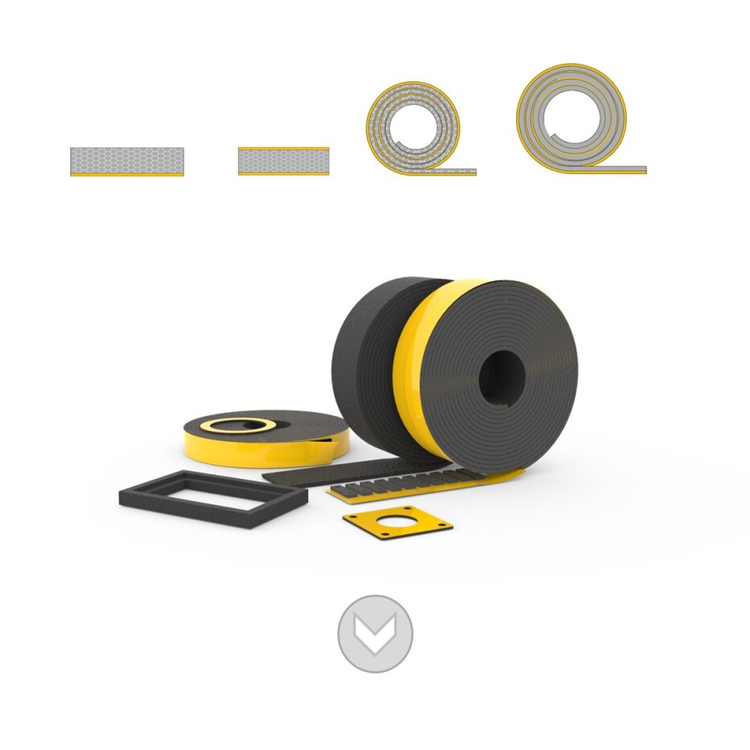Cellular and foam rubber